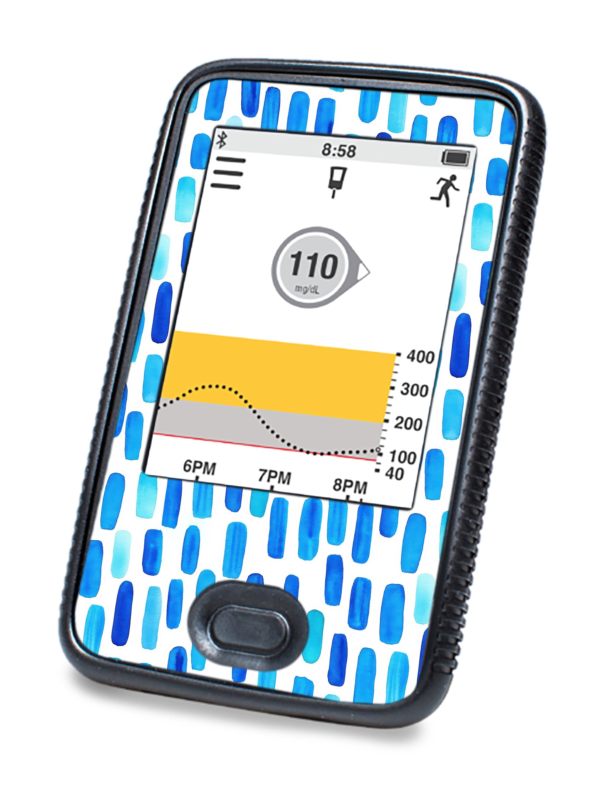 Level Lines Dexcom G6 Touchscreen Receiver Sticker - Pump Peelz