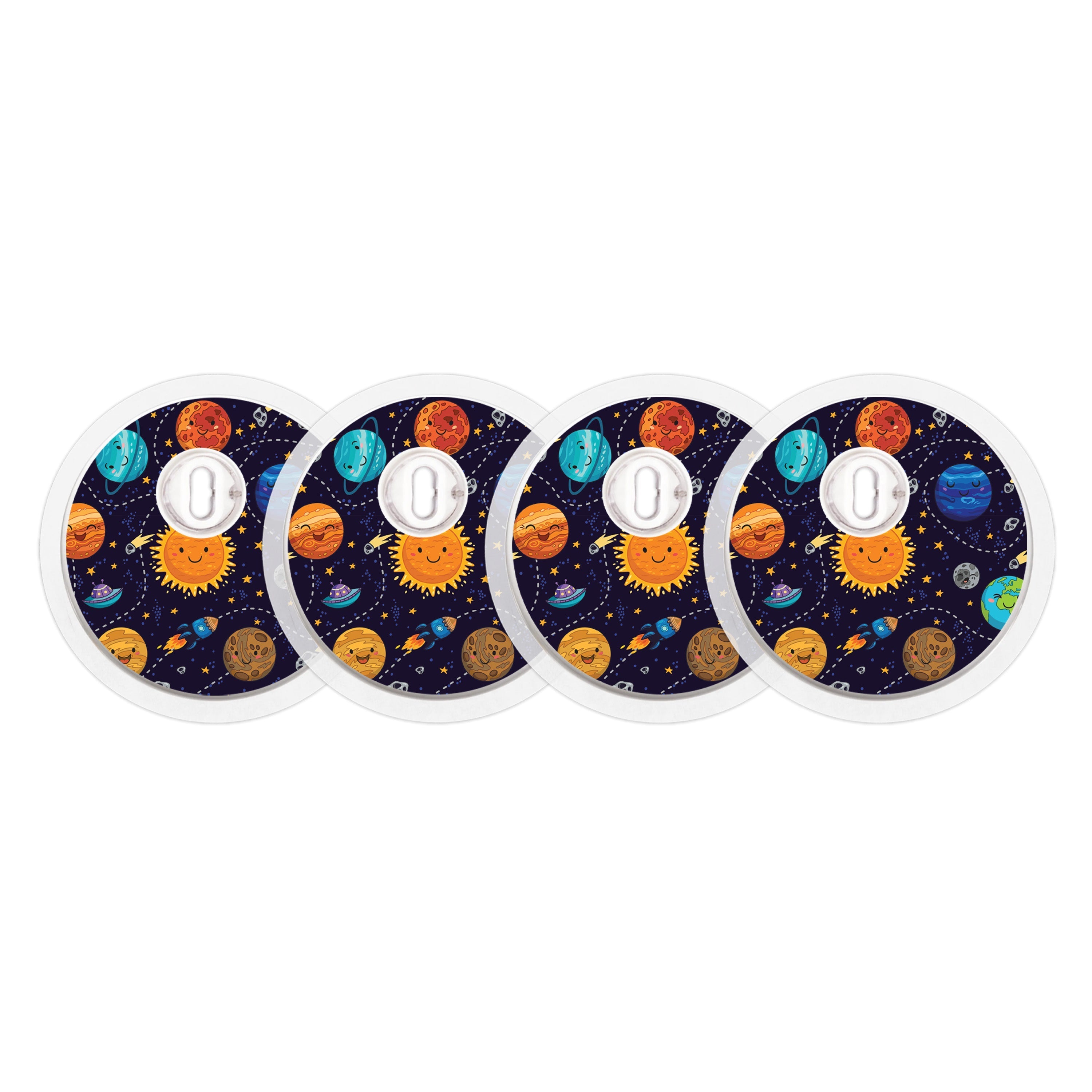 Planetary Sticker Designed for the FreeStyle Libre 3 Plus & Lingo Sens