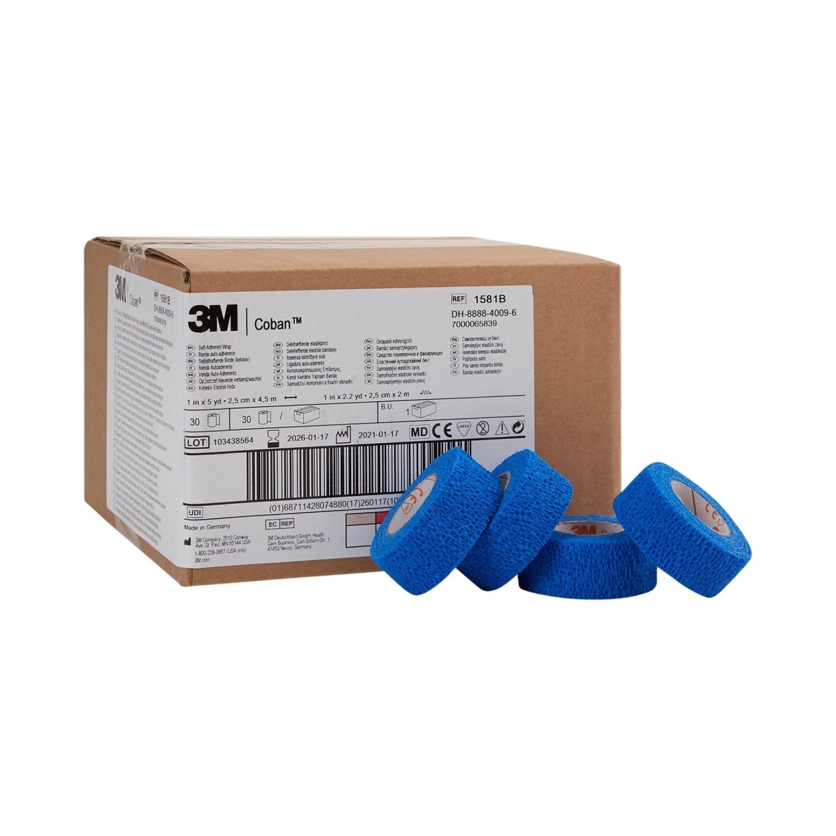 3M Coban Self Adherent Closure Cohesive Bandage