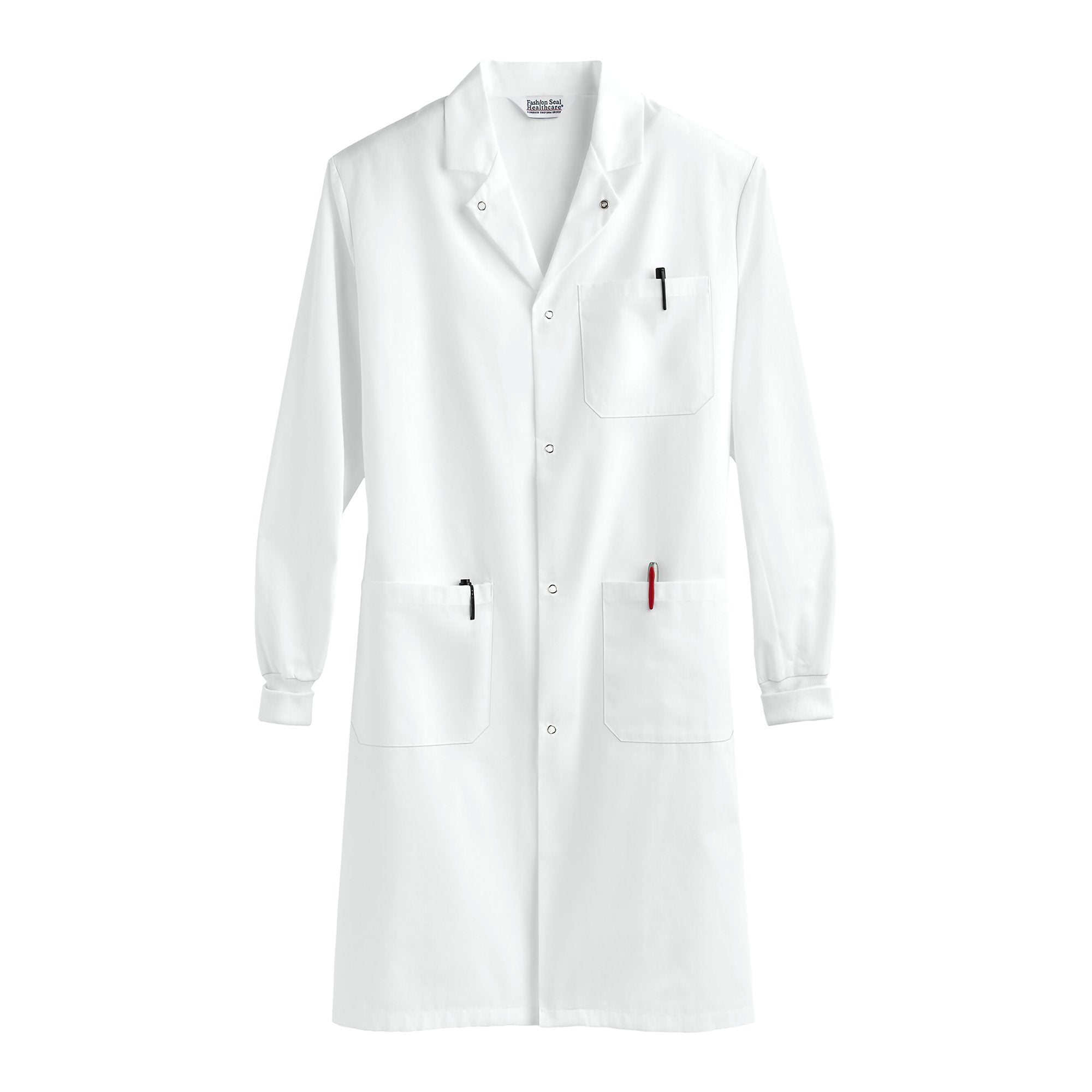 Fashion Seal Healthcare Knit Cuff Lab Coat
