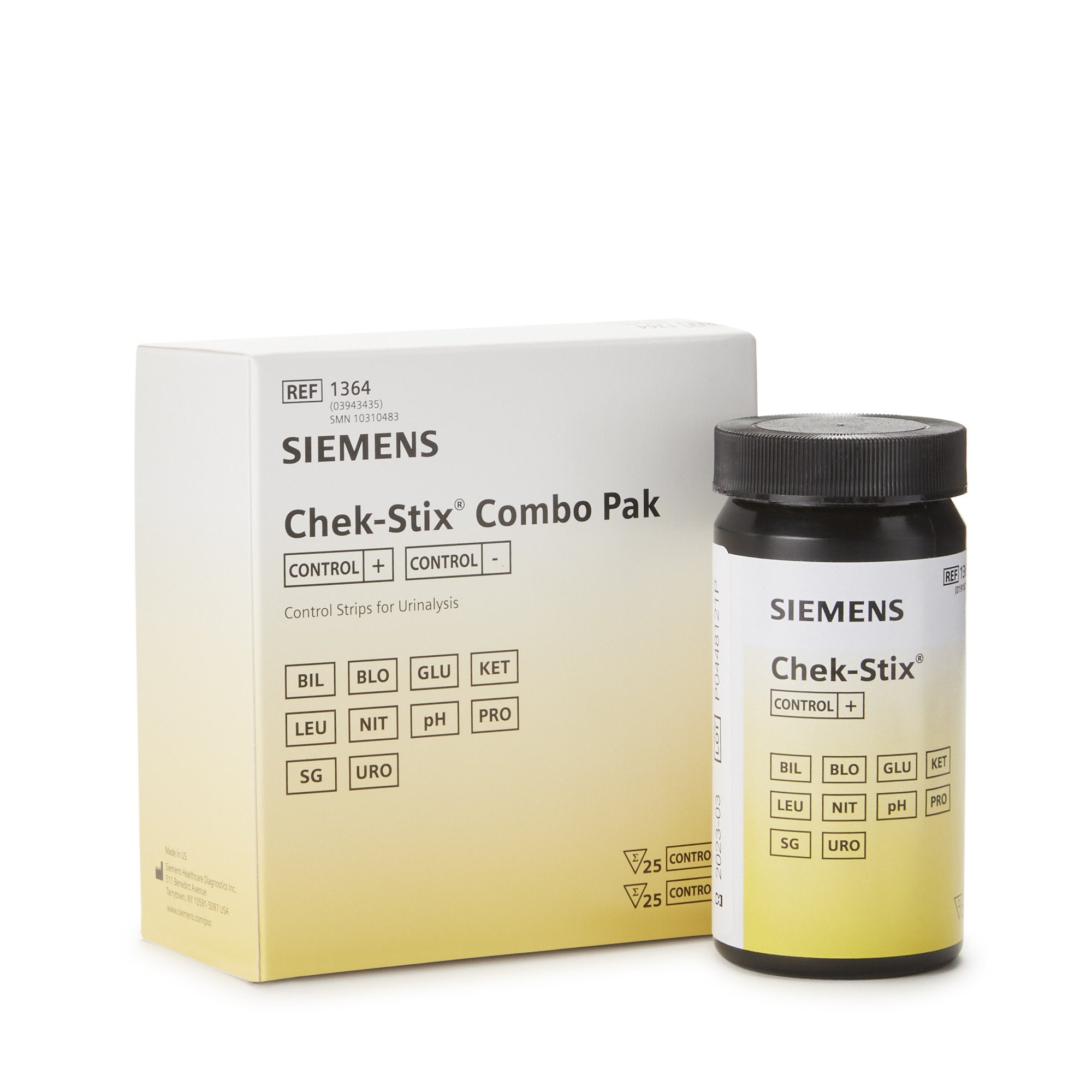 Chek-Stix Urinalysis Test Strips, Combo Pack