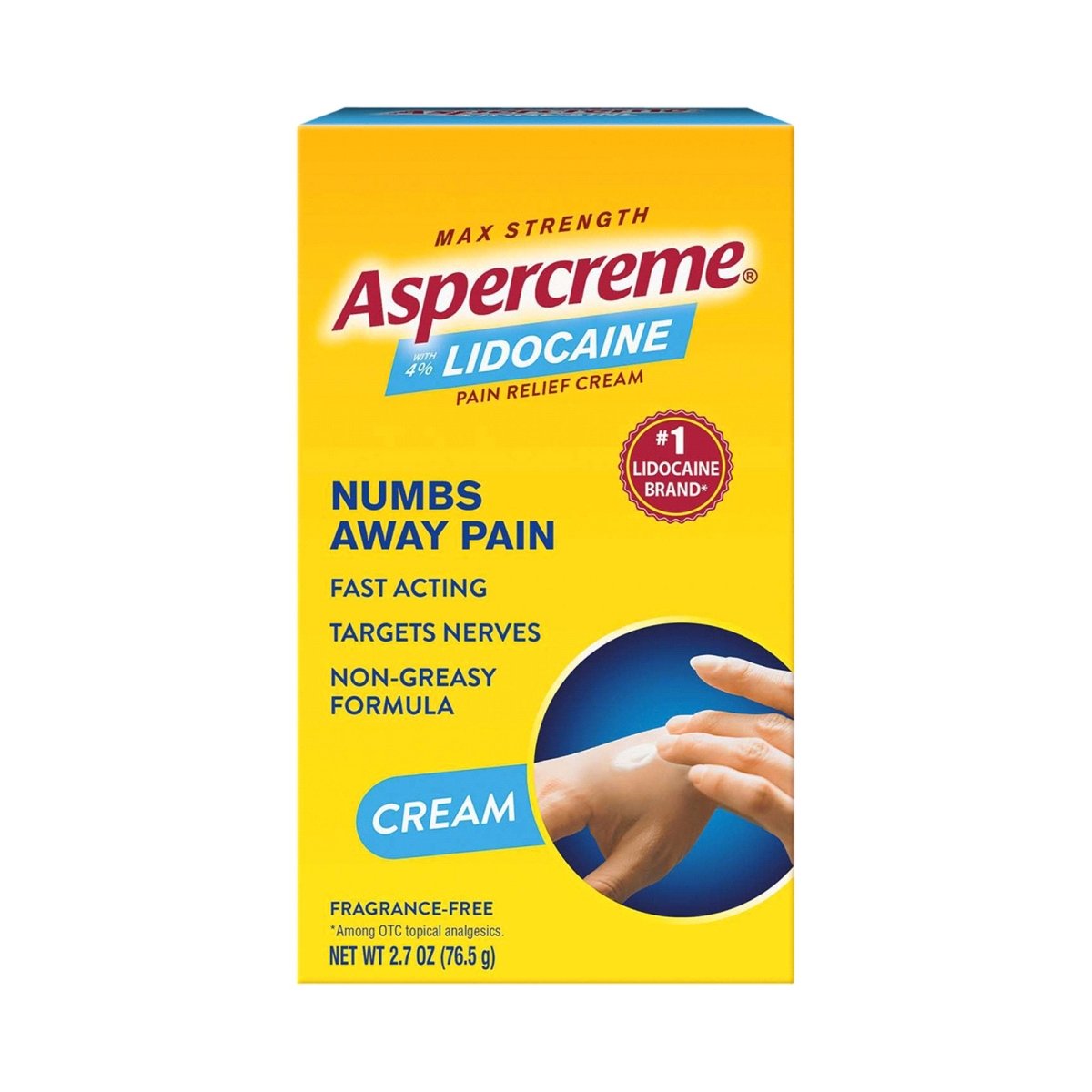 Aspercreme Lidocaine Topical Pain Relief Cream