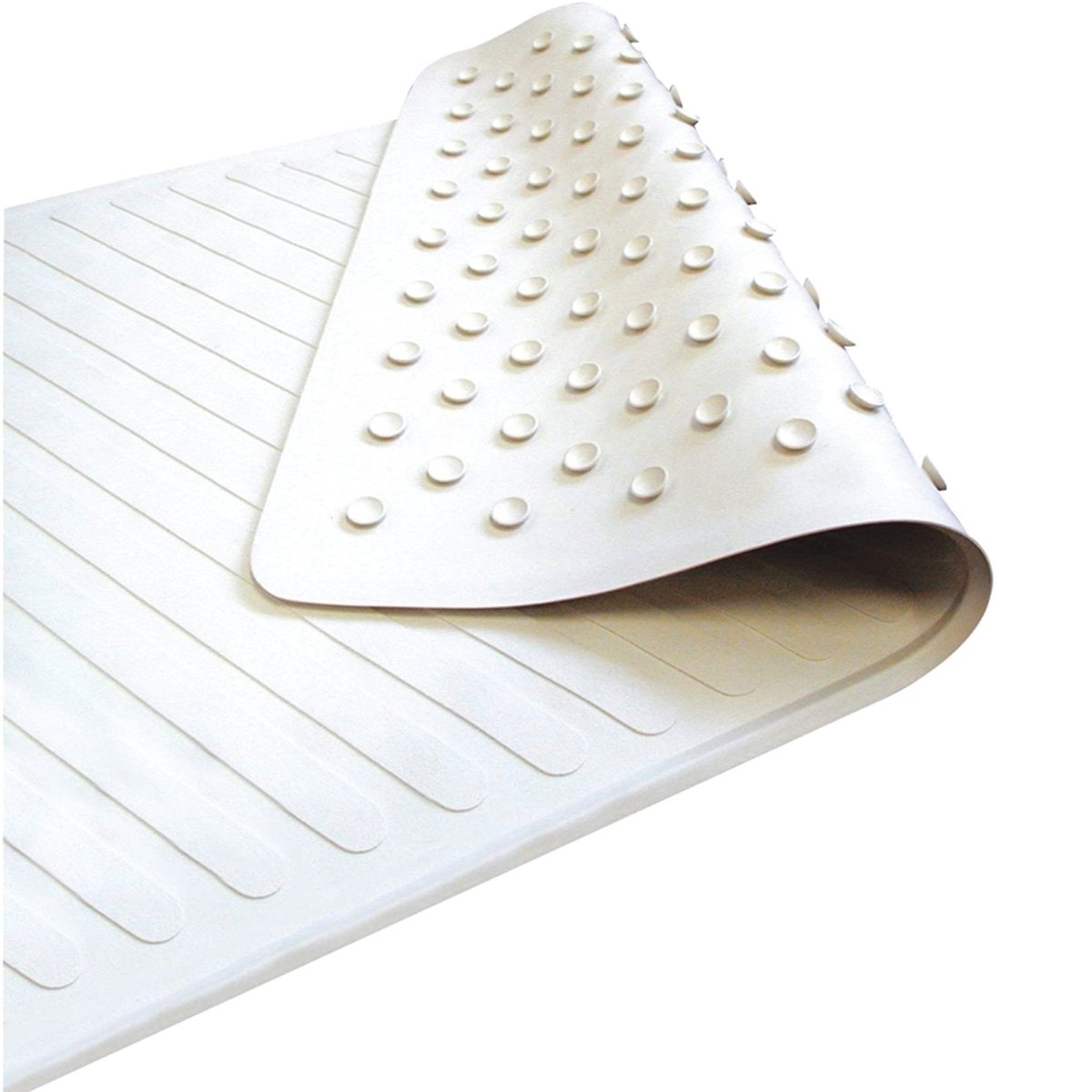 Carex Rubber Bathtub Mat - Slip-Resistant Bath Mat for Safety