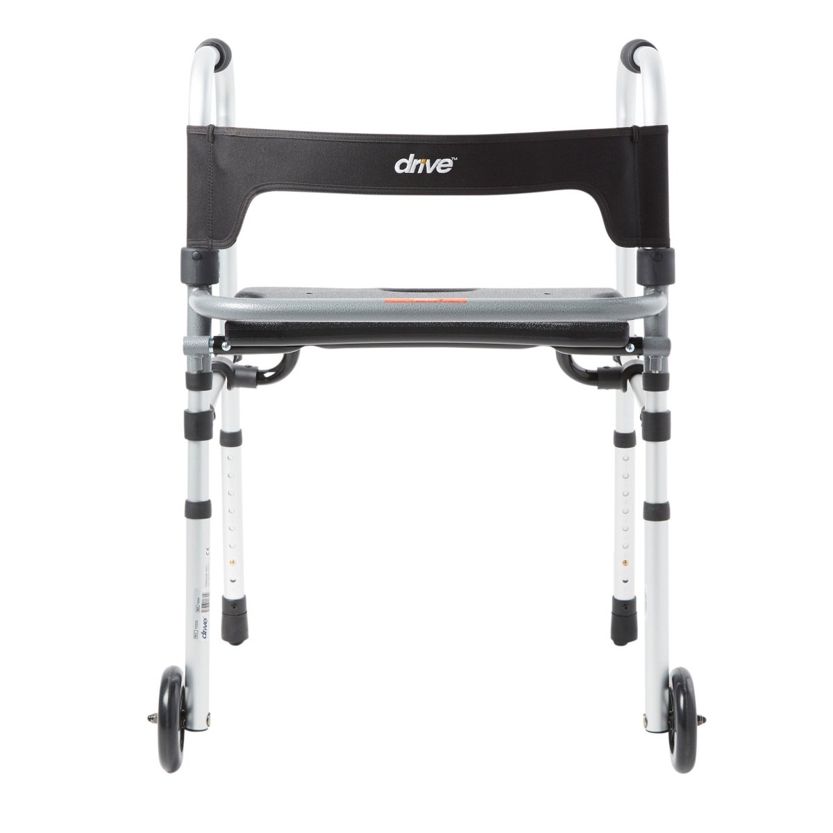 Clever-Lite LS Aluminum Dual Release Folding Walker, 29½ – 39 Inch Hei