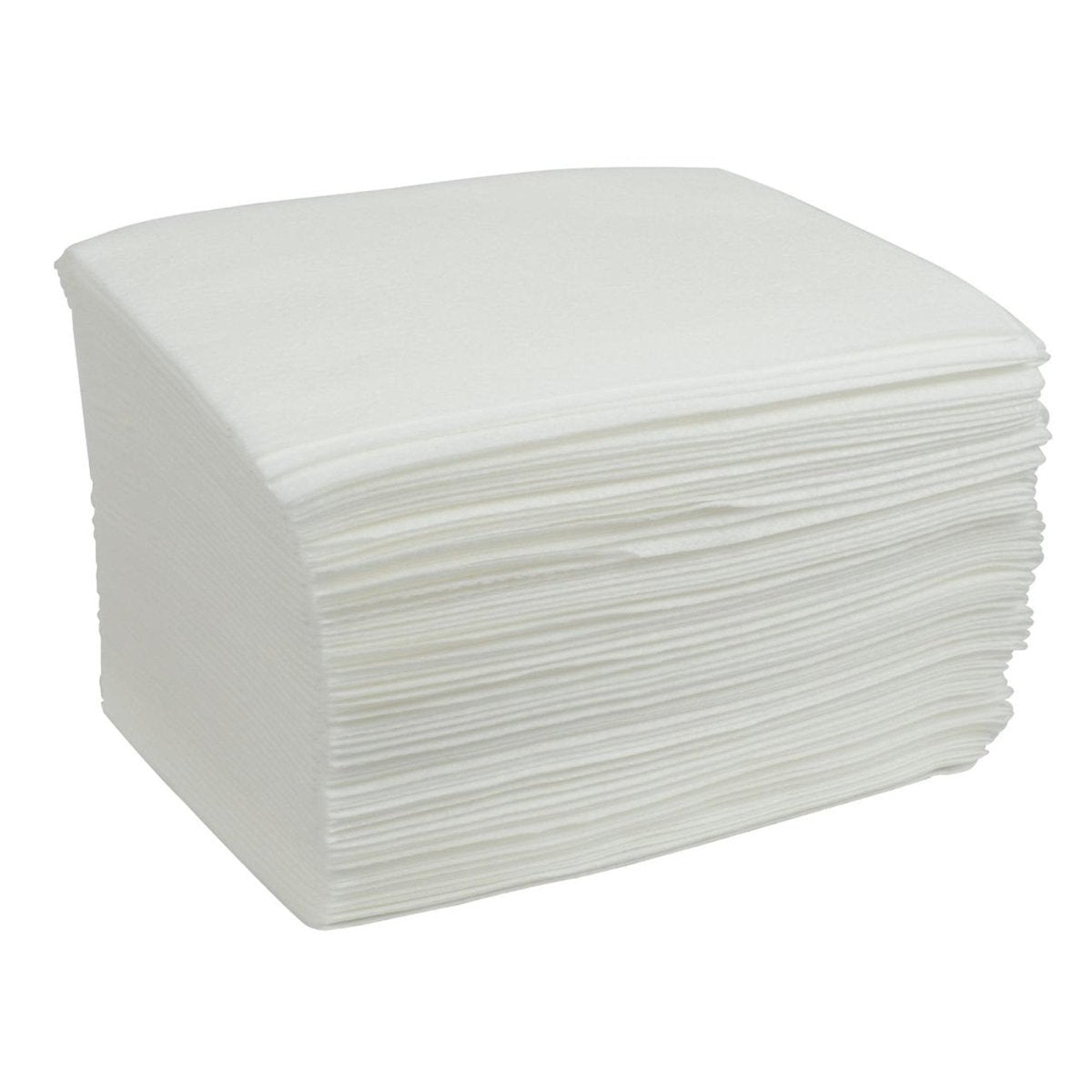 Curity Nonwoven White Washcloth