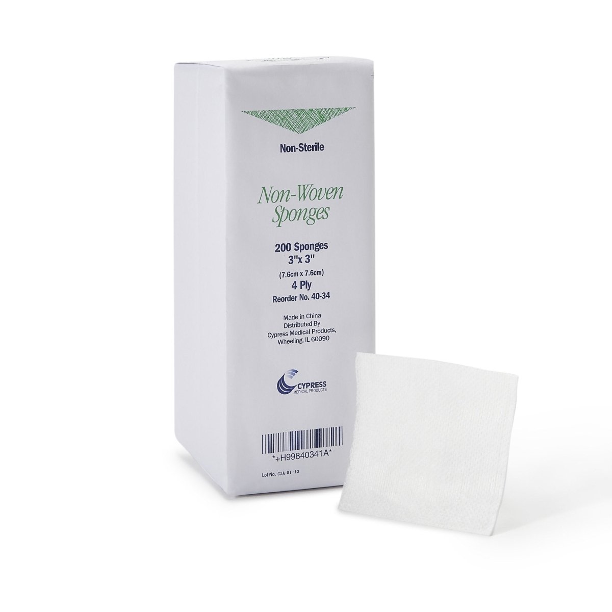 Cypress Nonwoven Sponge