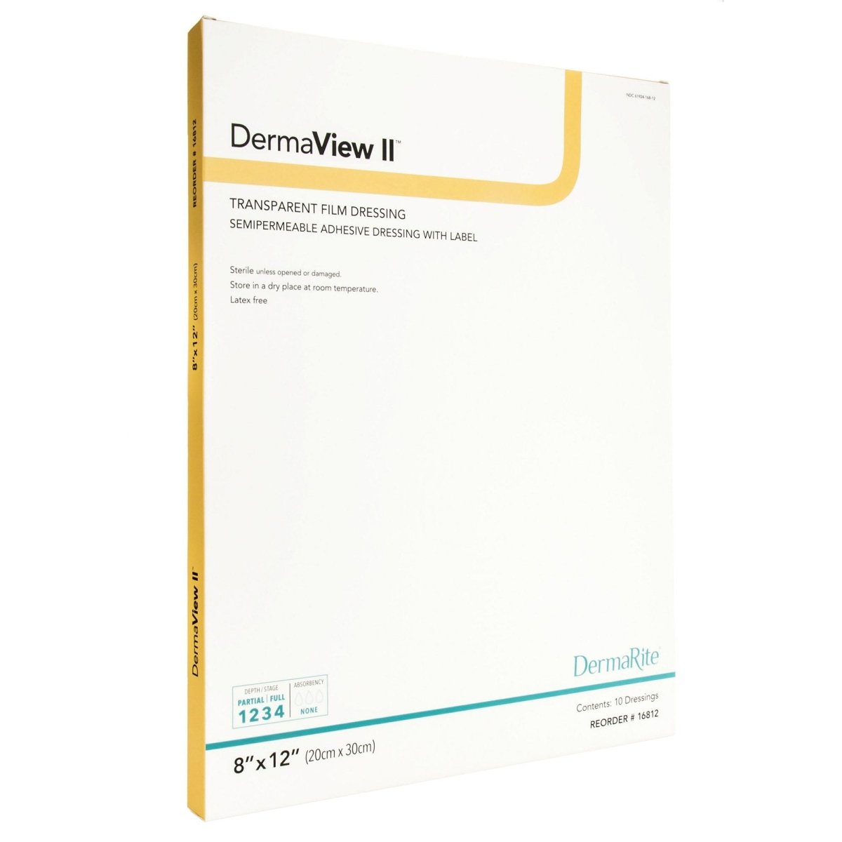 Dermaview Ii Transparent Film Dressing With Border