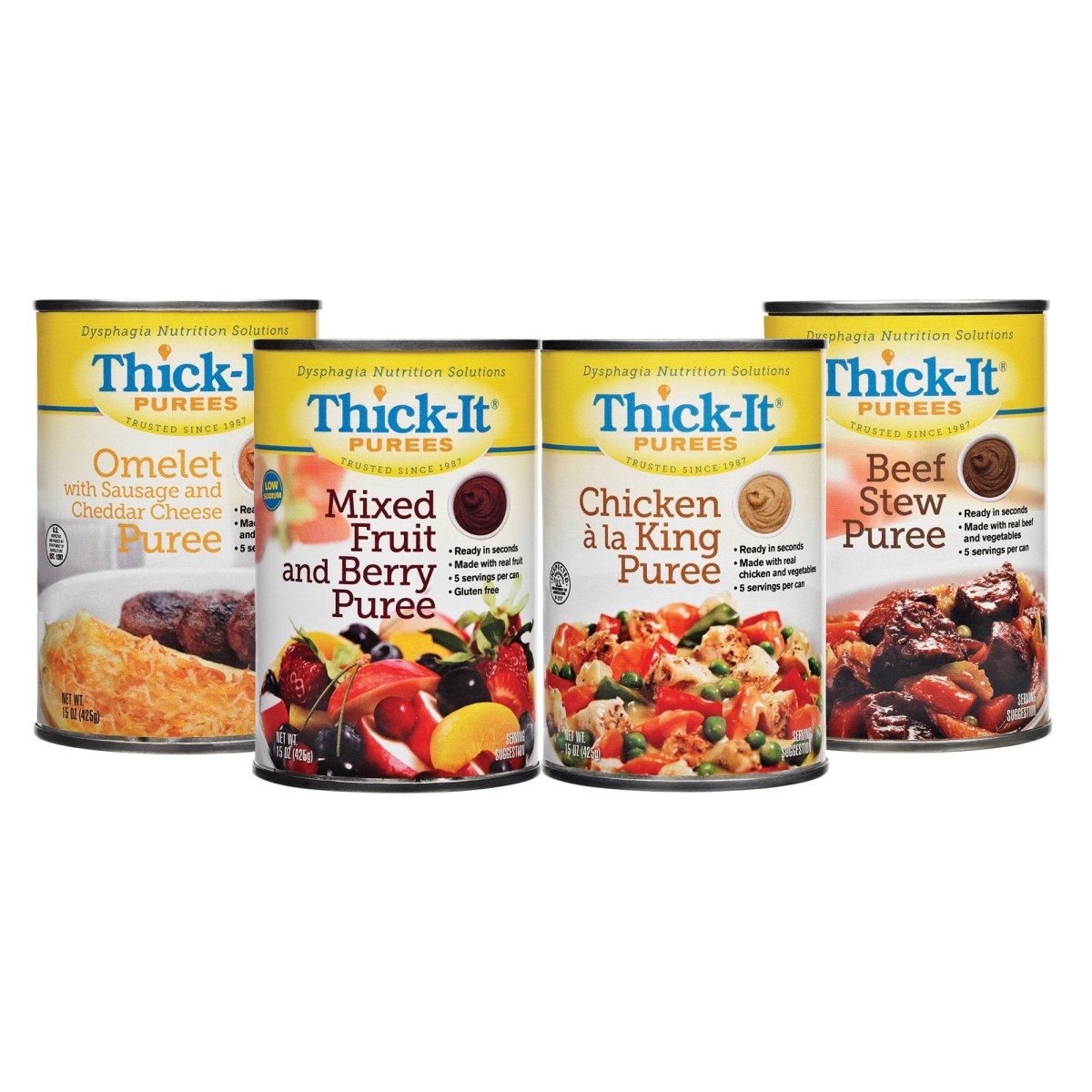 Thick-It Purées -Delicious and Nutritious Shelf Stable Meals